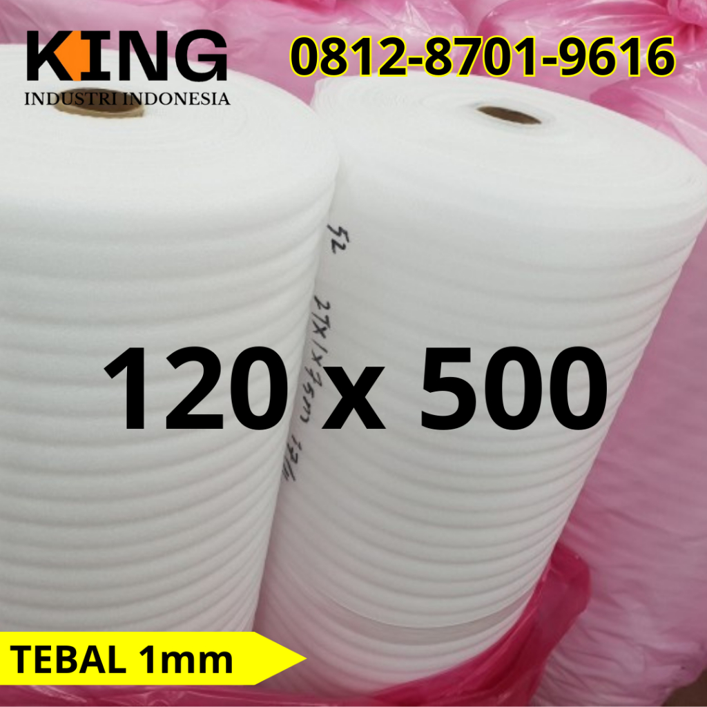Jual PE Foam Busa Polyfoam Roll Tebal 1mm Uk 120cm x 500 Meter | Shopee ...