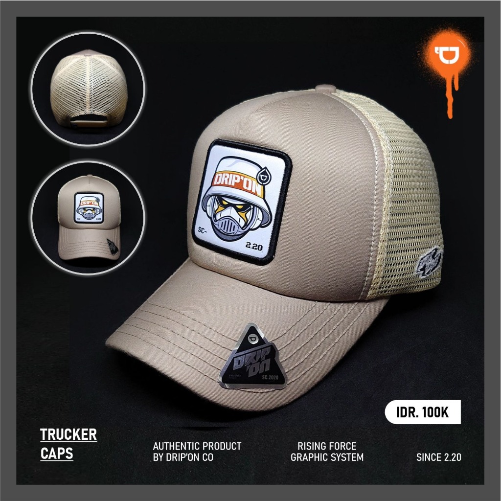Jual Drip On Topi Jaring Pria Navy DRIPON05 | Shopee Indonesia