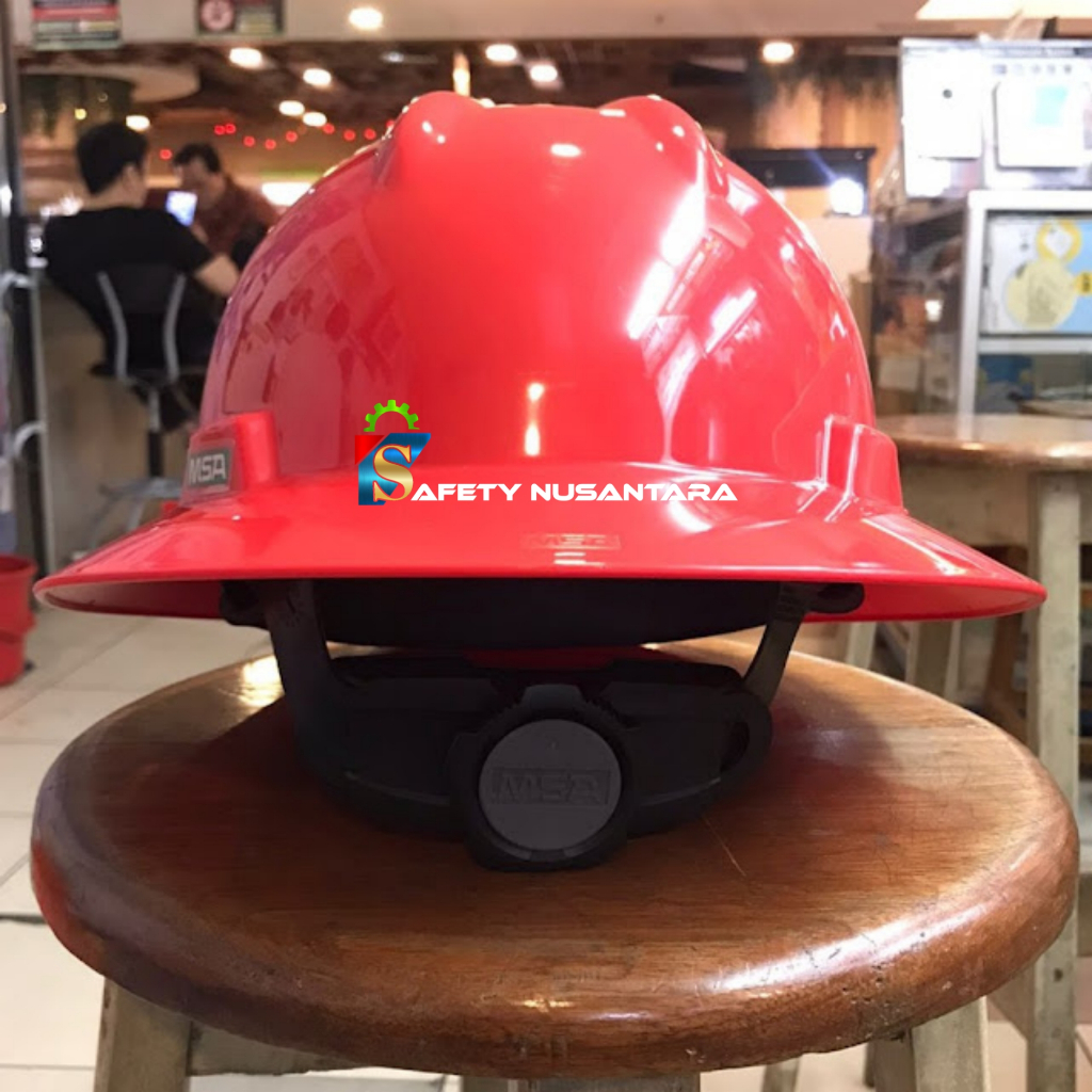 Jual Helm Safety MSA Full Brim Fastrack Original - Helm Safety Proyek ...