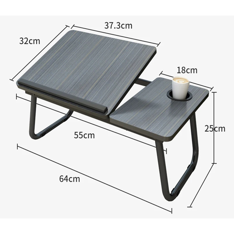 Jual Meja Adjustable Laptop Lipat Foldable Desk Zoomer Belajar ...