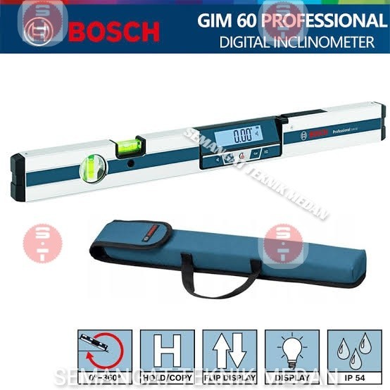 Jual GIM60 WATERPASS WATER PASS DIGITAL SPIRIT LEVEL 60CM BOSCH GIM 60 ...