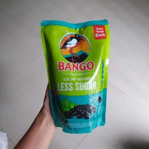 Jual Bango kecap manis LESS SUGAR refill 520gr | Shopee Indonesia