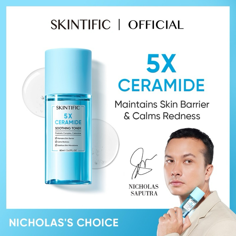 Jual SKINTIFIC 5X Ceramide Soothing Toner 20ML Skin Barrier Toner with ...