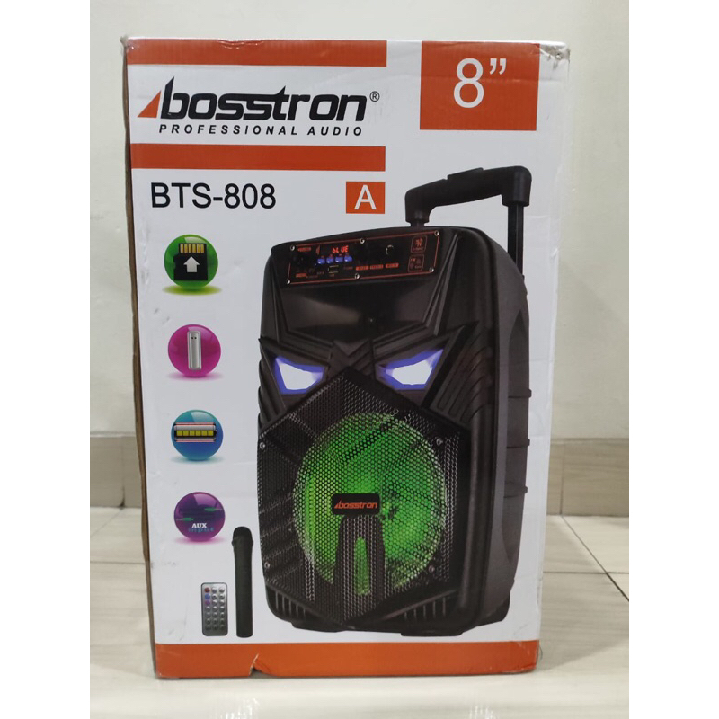 Jual SPEAKER BOSTRON 8 INCH BTS-808 | Shopee Indonesia