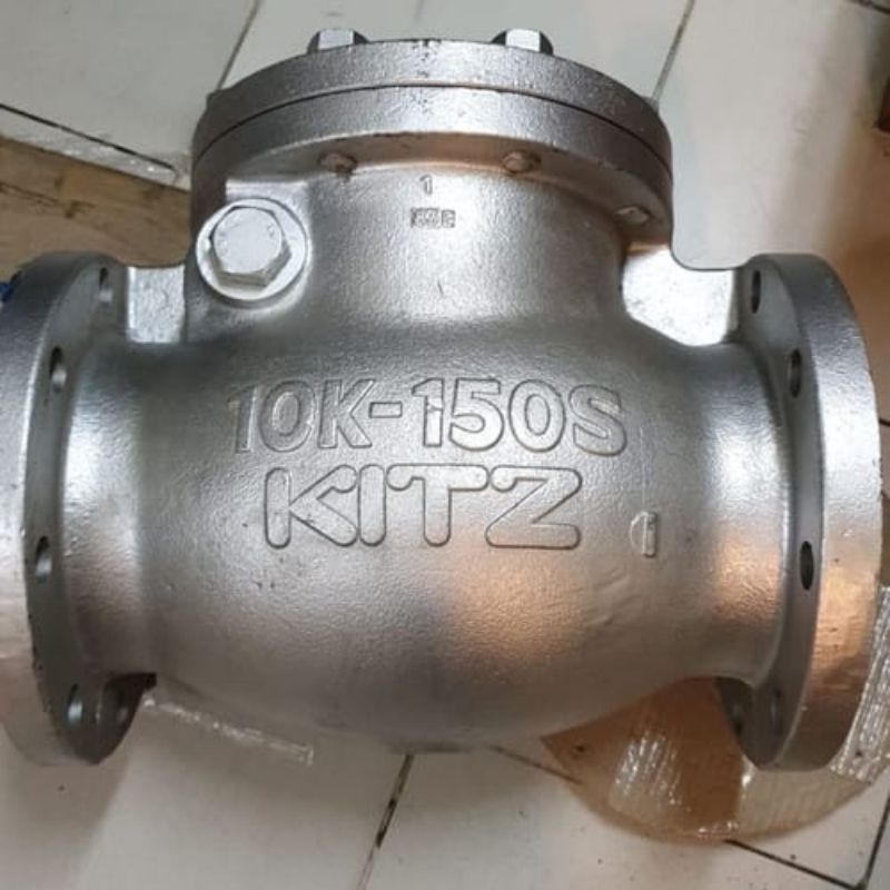 Jual Check Valve 5" Inch KITZ Cast Iron Flange Jis 10K DN125 | Shopee Indonesia
