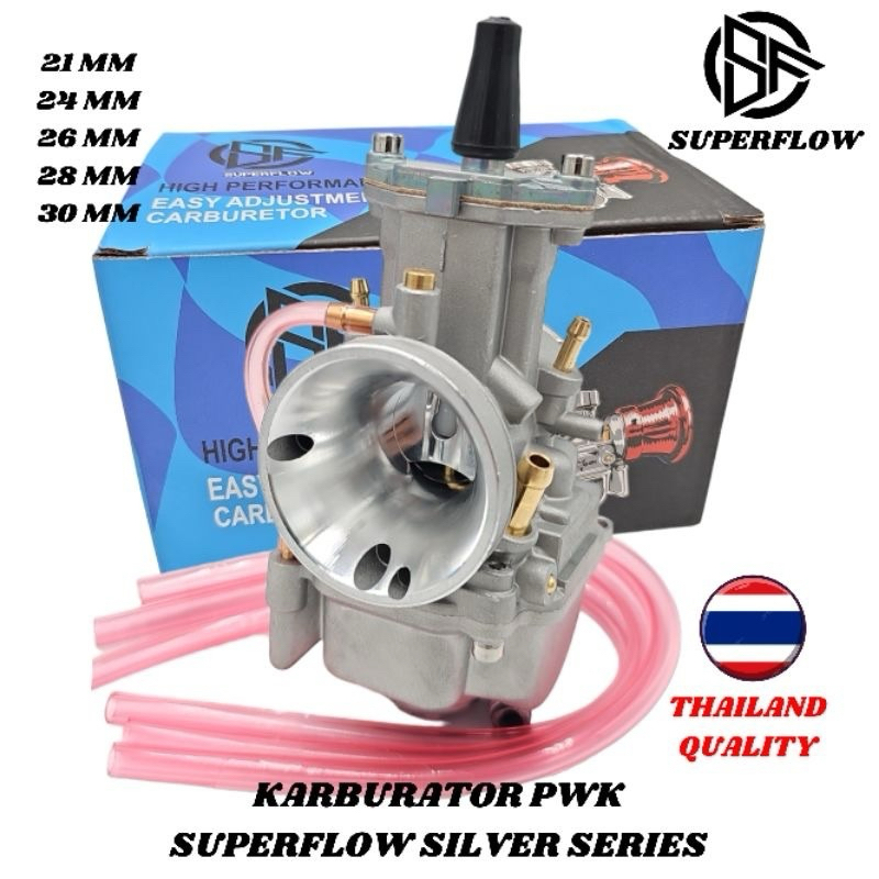 Jual KARBURATOR KARBU SUPERFLOW THAILAND NGO RACING PWK 21 24 26 28 30 32 34 SEMUA MOTOR COCOK ...