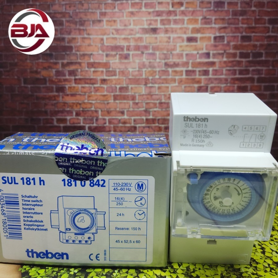 Jual Timer Analog Theben SUL181H Switch Switcher 24 Jam/H Panel Lampu ...
