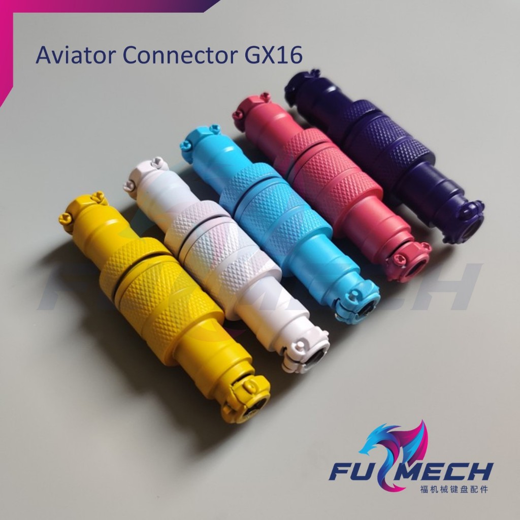 Jual AVIATOR CONNECTOR GX16 | AVIATOR 5 PIN | DIY CONNECTOR CABLE ...