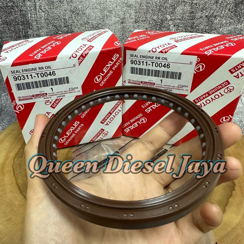 Jual Seal Ker As Seal Kruk As Crankshaft Belakang Innova Fortuner Hilux 2KD 90311-T0046 | Shopee ...