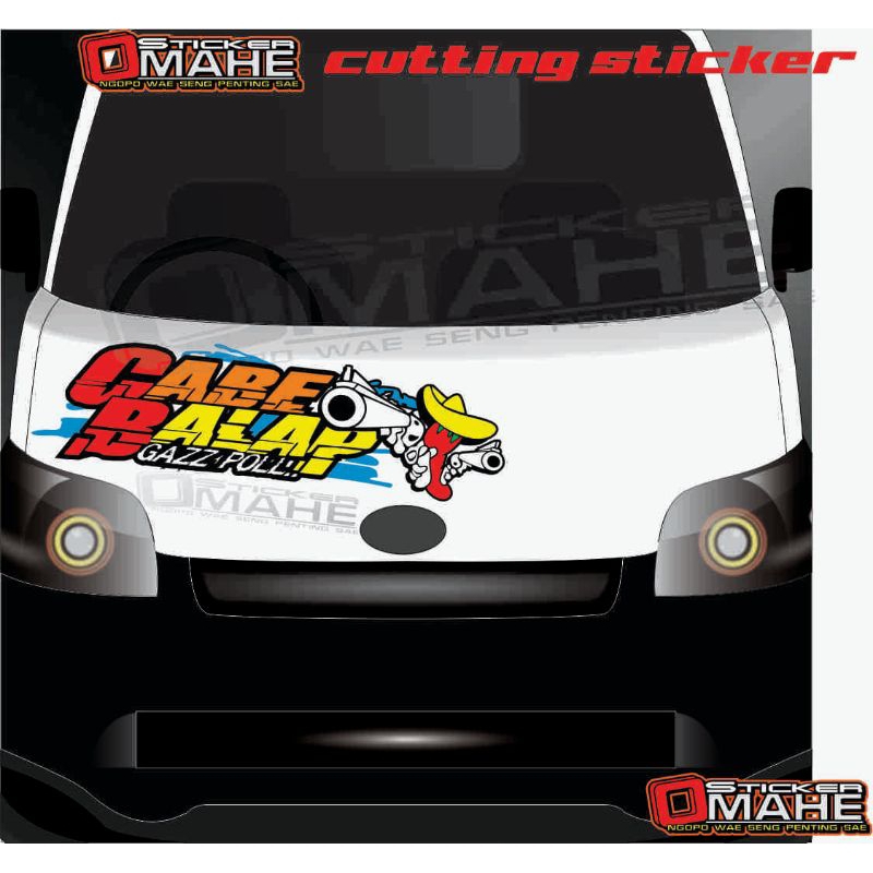 Jual cutting sticker kap depan granmax pickup | Shopee Indonesia