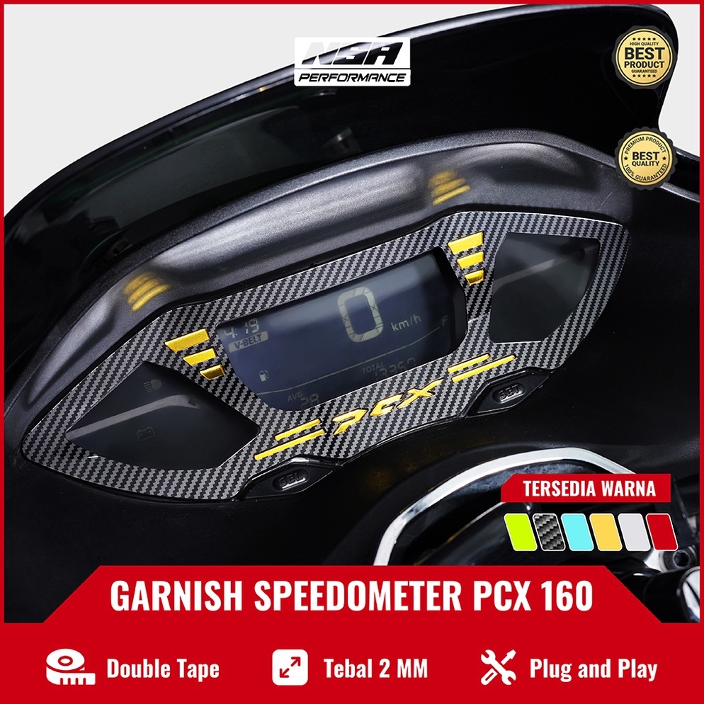 Jual Terl4ris GARNISH SPEDOMETER PCX160 BAHAN AKRILIK BUKAN STIKER ...