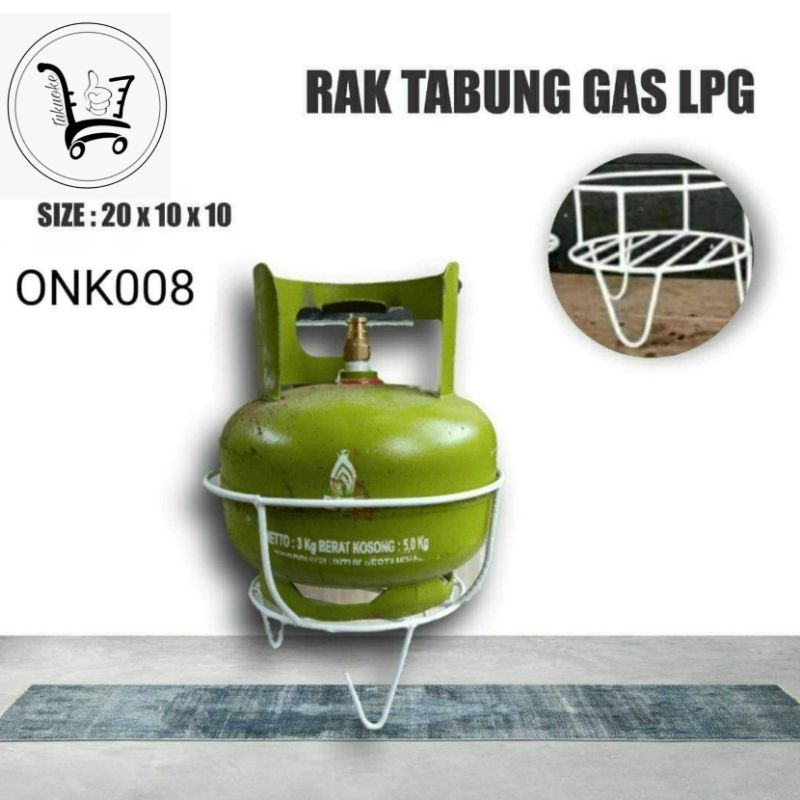 Jual RAK TABUNG GAS LPG 3KG / RAK TATAKAN BESI GAS LPG 3KG / RAK GAS ...