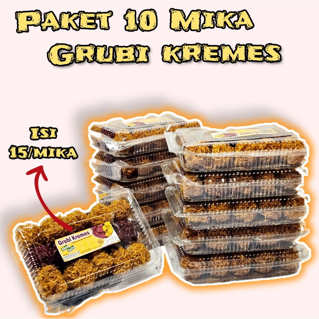 Jual PAKET HEMAT GRUBI 10 MIKA ISI 15 | Shopee Indonesia
