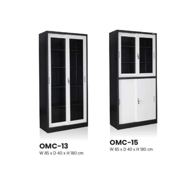 Jual Lemari Besi Pintu Sliding Stel Files Cabinet OMC-13/OMC-15 OVISPRO ...