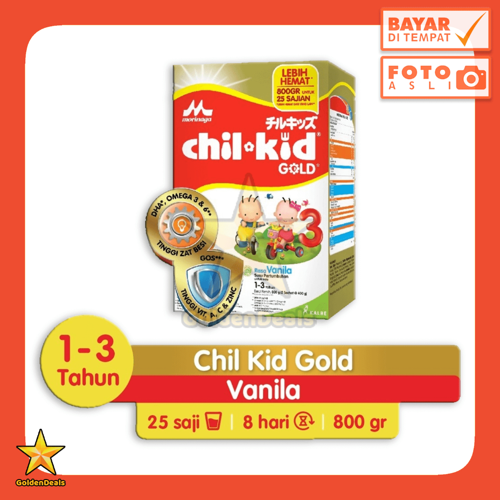 Jual [780 Gram] Susu Morinaga Chil Kid Gold Vanila / Madu 780 gr - Susu ...