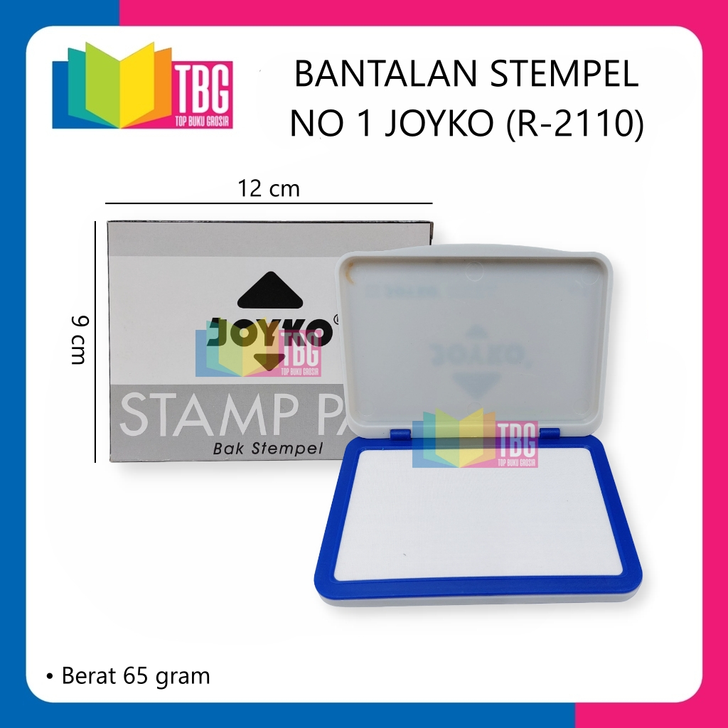 Jual 1 PCS BANTALAN STEMPEL KOSONGAN NO 1 JOYKO / BLANK STAMP PAD JOYKO ...