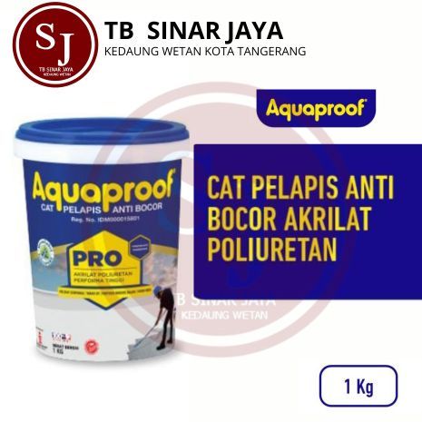 Jual AQUAPROOF PRO 1KG ABU Akrilat Poliuretan Performa Tinggi | Shopee ...