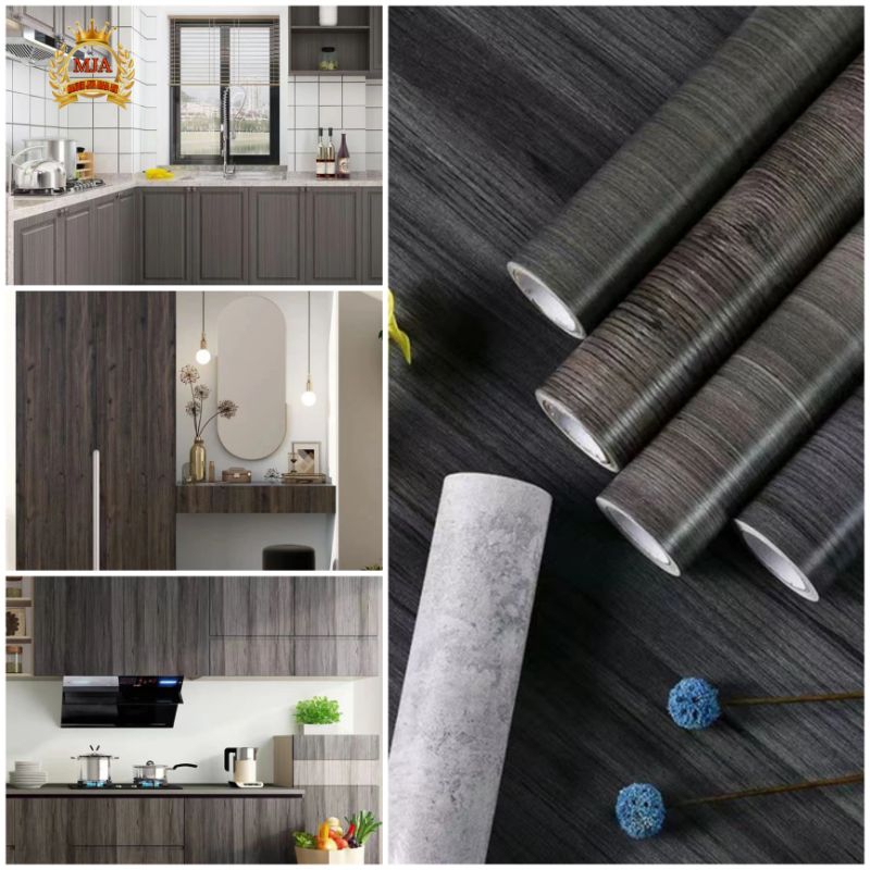 Jual STIKER / STICKER MOTIF KAYU PVC INTERIOR FILM STICKER PELAPIS ...