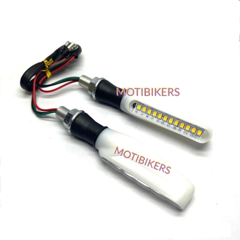 Jual Lampu Sein LED Running 2 warna Senja RGB Model Moge | Shopee Indonesia