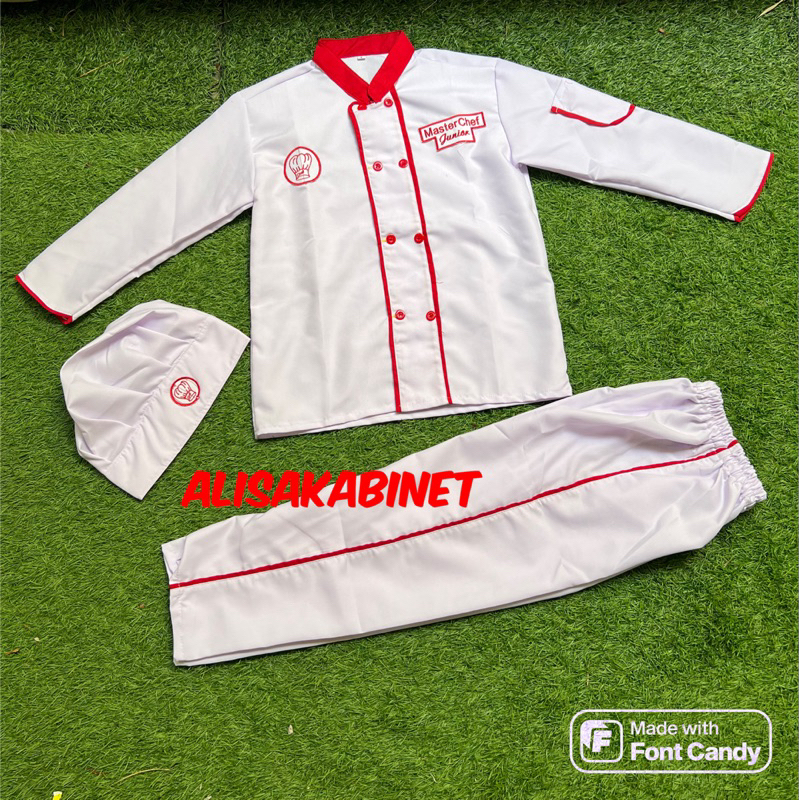 Jual Setelan Baju Profesi Karnaval Anak Koki Master Chef Junior ...