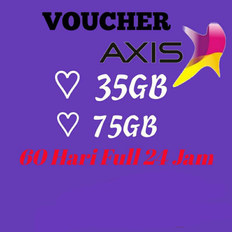 Jual Voucher Internet Axis 35gb++ 75gb++ / AIGO / Owsem / Mini / Paket ...