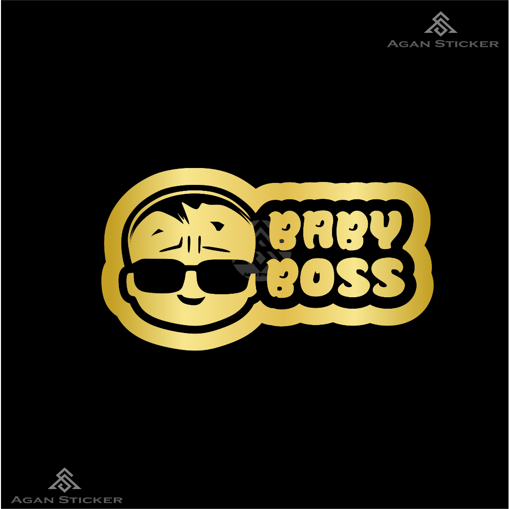 Jual Stiker Baby Bos cutting sticker BABY BOSS lucu keren viral stiker ...