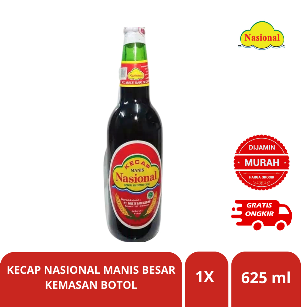 Jual RASA - Kecap Manis Nasional Botol Kaca 625 ML Satuan | Shopee ...