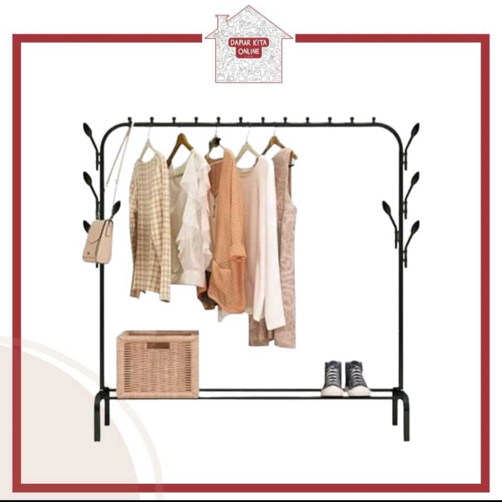 Jual Rak Lemari Gantungan Baju Portable G 5304 / Stand Hanger 2707 GSF ...