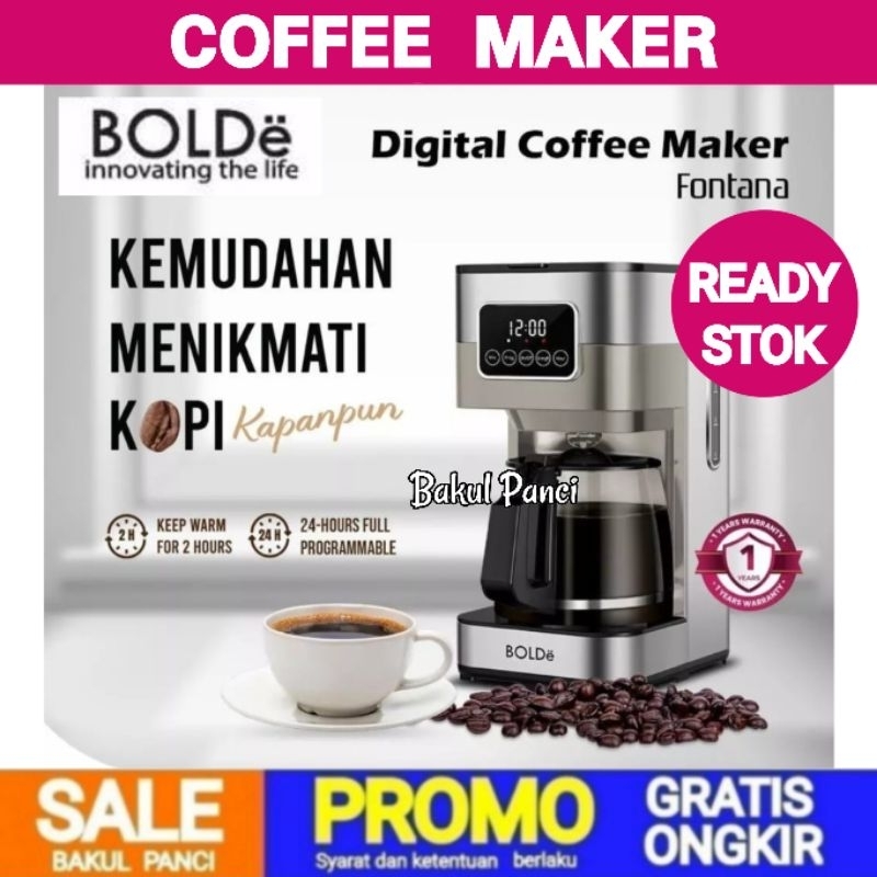 Jual BOLDe DIGITAL COFFEE MAKER FONTANA - MESIN KOPI OTOMATIS - COFFEE ...