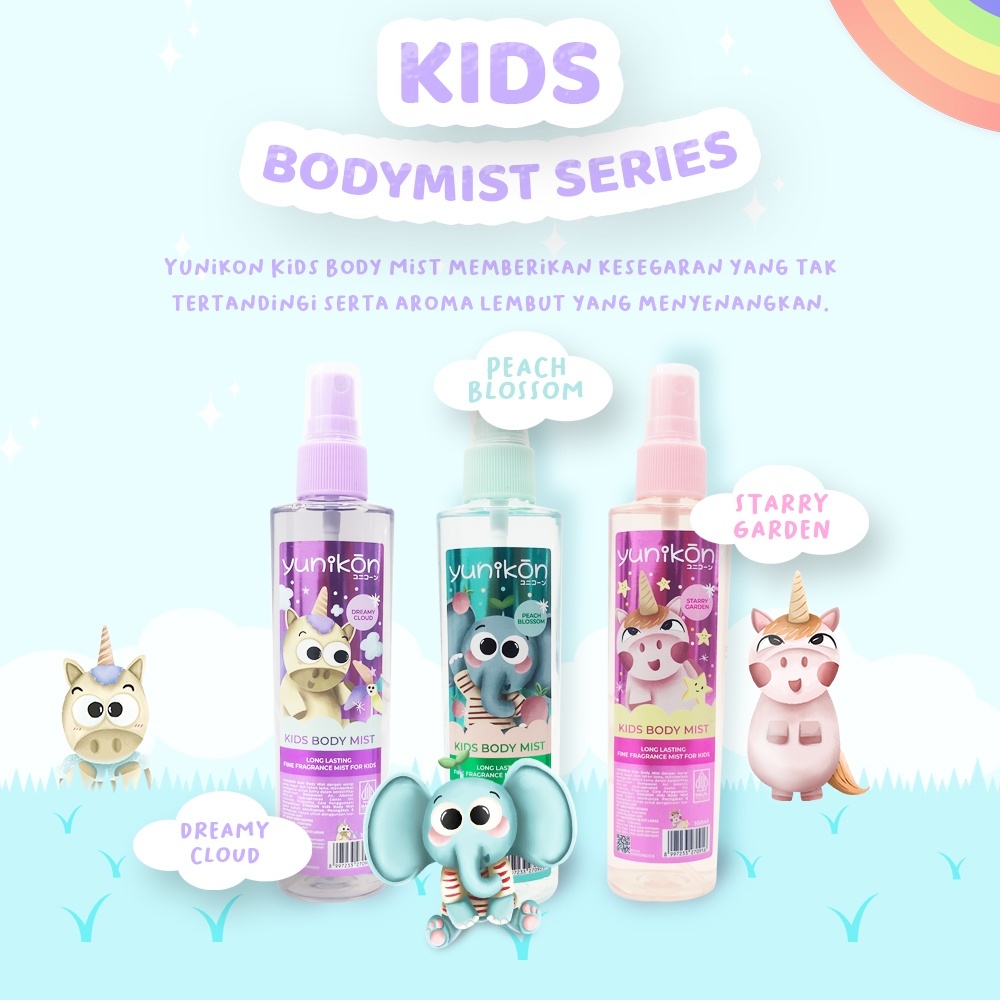 Jual Yunikon Body Mist kids 100ml | Shopee Indonesia