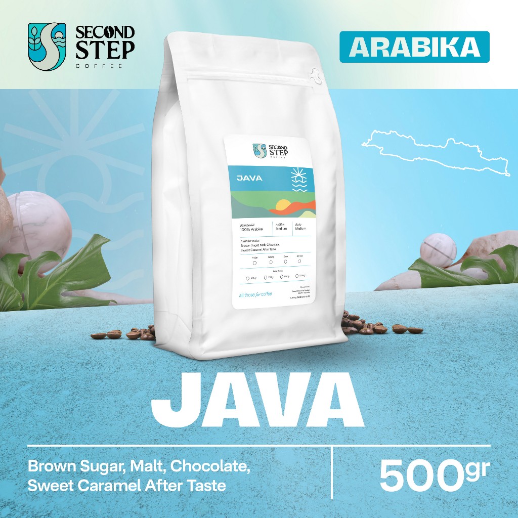 Jual Biji Kopi Bubuk Arabika Jawa Java Arabica Coffee Roast Beans 500 ...