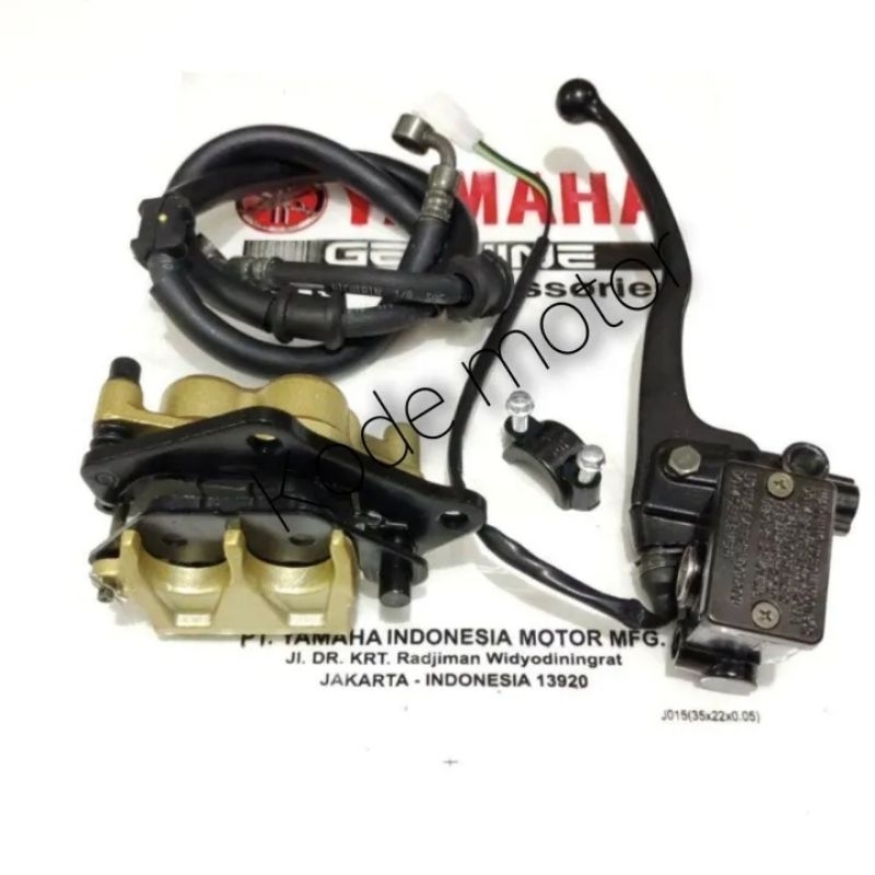 Jual selang rem + master rem set + kaliper depan Yamaha Vixion ,Vixion new ,R15 v2, Byson ...