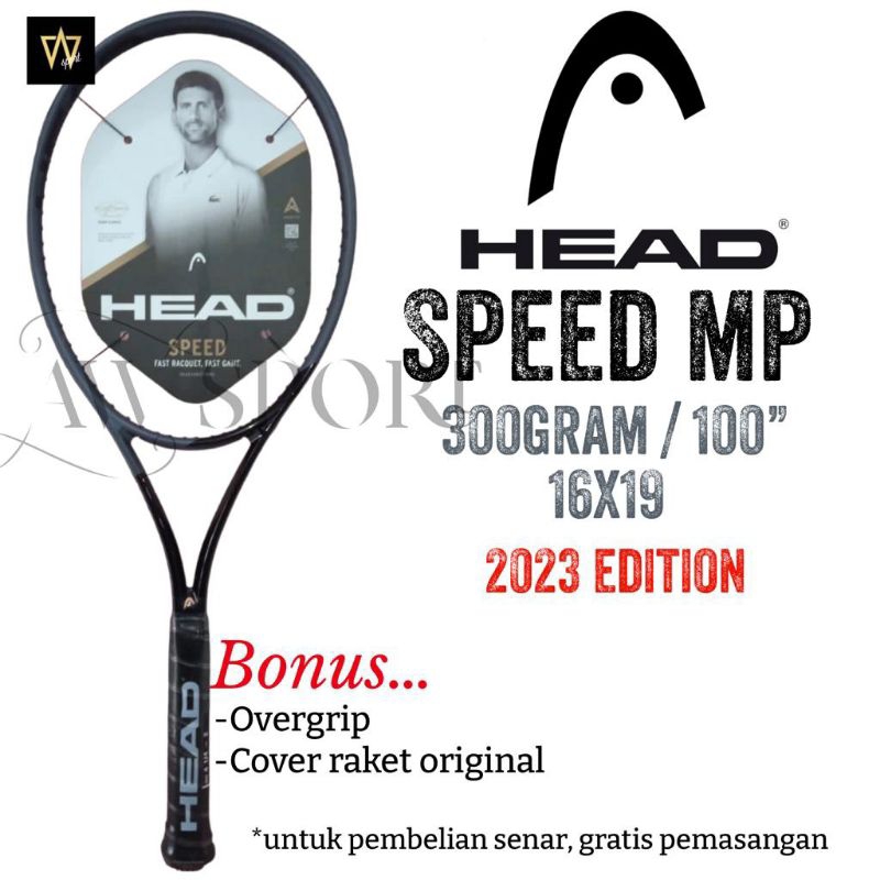 Jual Raket Tenis HEAD SPEED MP Black 2023 Berat : 300g 100" Original ...