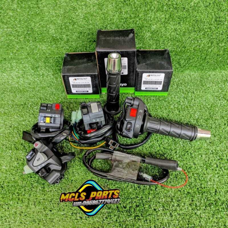 Jual holder kanan ksr ninja set holder kiri hansplat dan jalu gas ...