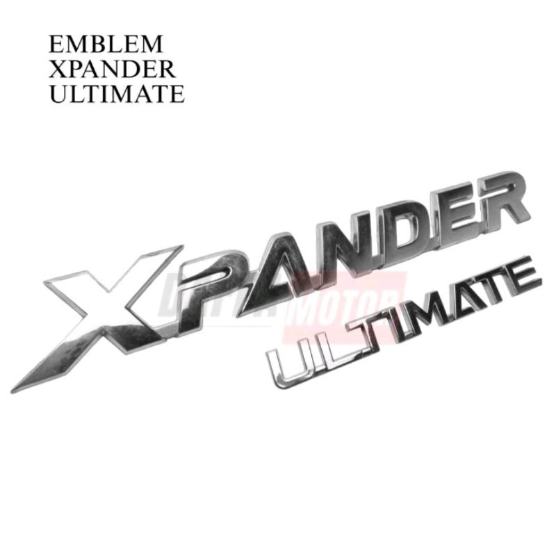 Jual Emblem XPANDER only XPANDER ULTIMATE EXCEED emblem bagasi xpander ...