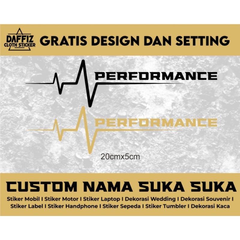 Jual Stiker cutting NADI PERFORMANCE | Shopee Indonesia