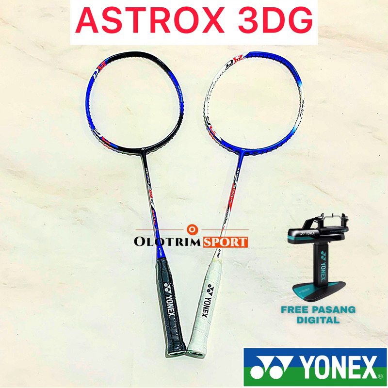 Jual Raket Badminton YONEX ASTROX 3DG HF ST 35LBS 3 DG Original | Shopee Indonesia