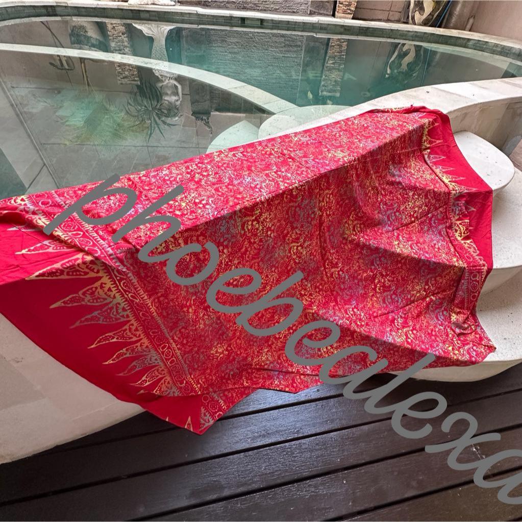 Jual Kain Pantai Bali Full Stamp Premium | Kain Pantai Canting Batik Bali | Swimsuit Cover| No ...