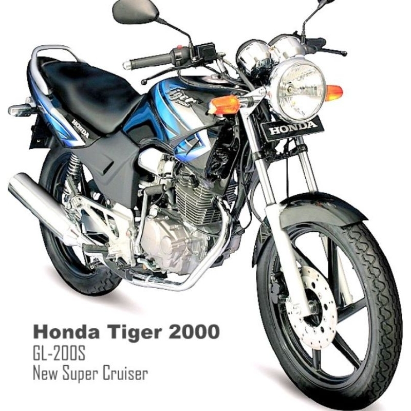 Jual STRIPING HONDA TIGER CW TAHUN 2004 2005 HITAM BIRU | Shopee Indonesia
