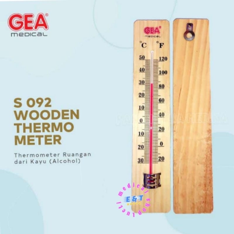 Jual Gea Termometer ruangan Gea S902 Termometer ruangan Gea kayu ...
