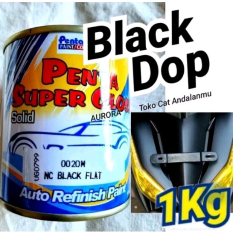 Jual Cat Hitam Doff Penta/Cat Black Flat 0020M Penta Gloss Black Dof ...