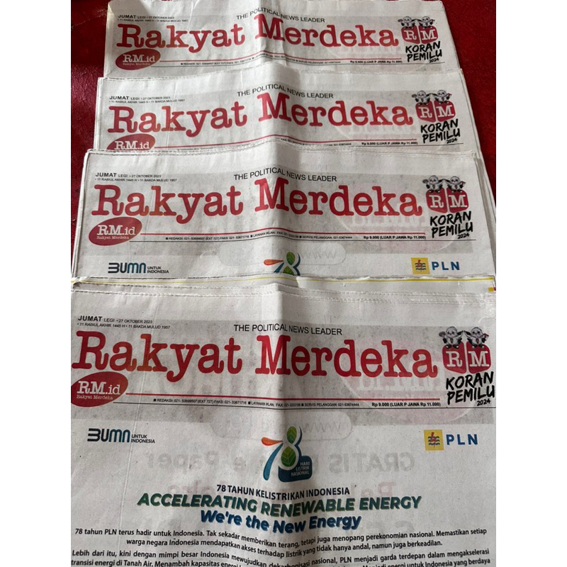 Jual Iklan Pengumuman Sertifikat BPN Koran Nasional Rakyat Merdeka ...