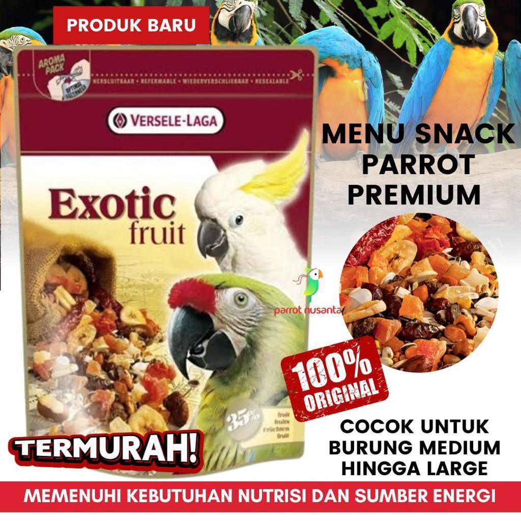 Jual EXOTIC FRUIT VERSELAGA MAKANAN PARROT 300GR + 30GR & 1.1KG ORI ...