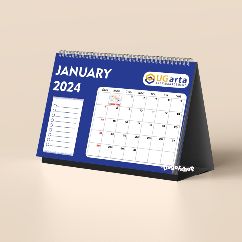 Jual KALENDER MEJA CUSTOM / KALENDER DUDUK CUSTOM | Shopee Indonesia