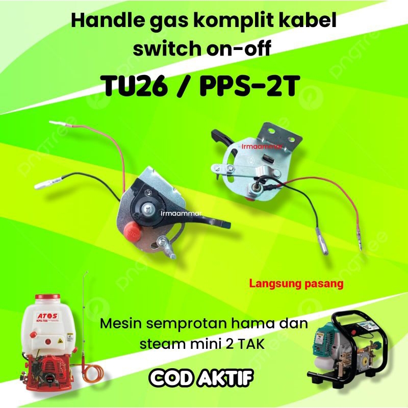 Jual Stelan gas | throttle lever assy TU26 mesin semprotan sawah ...