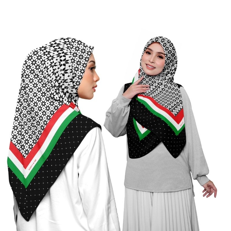 Jual Hijab palestina Al aqso Jilbab palestine syal scarf palestina ...