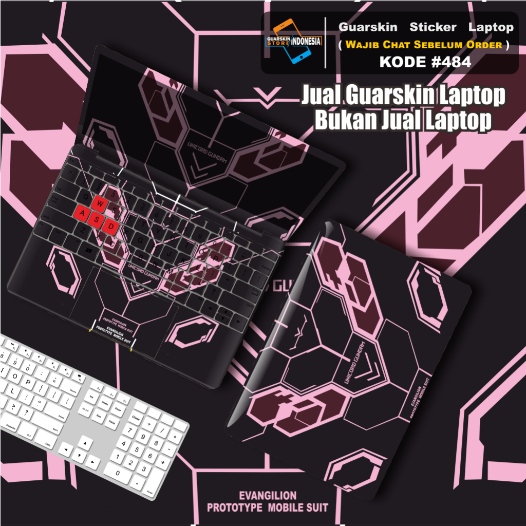 Jual Skin Protector Laptop Full Body Bisa Custom Gambar Suka Suka Kode 484-488 FREE Guarskin HP ...