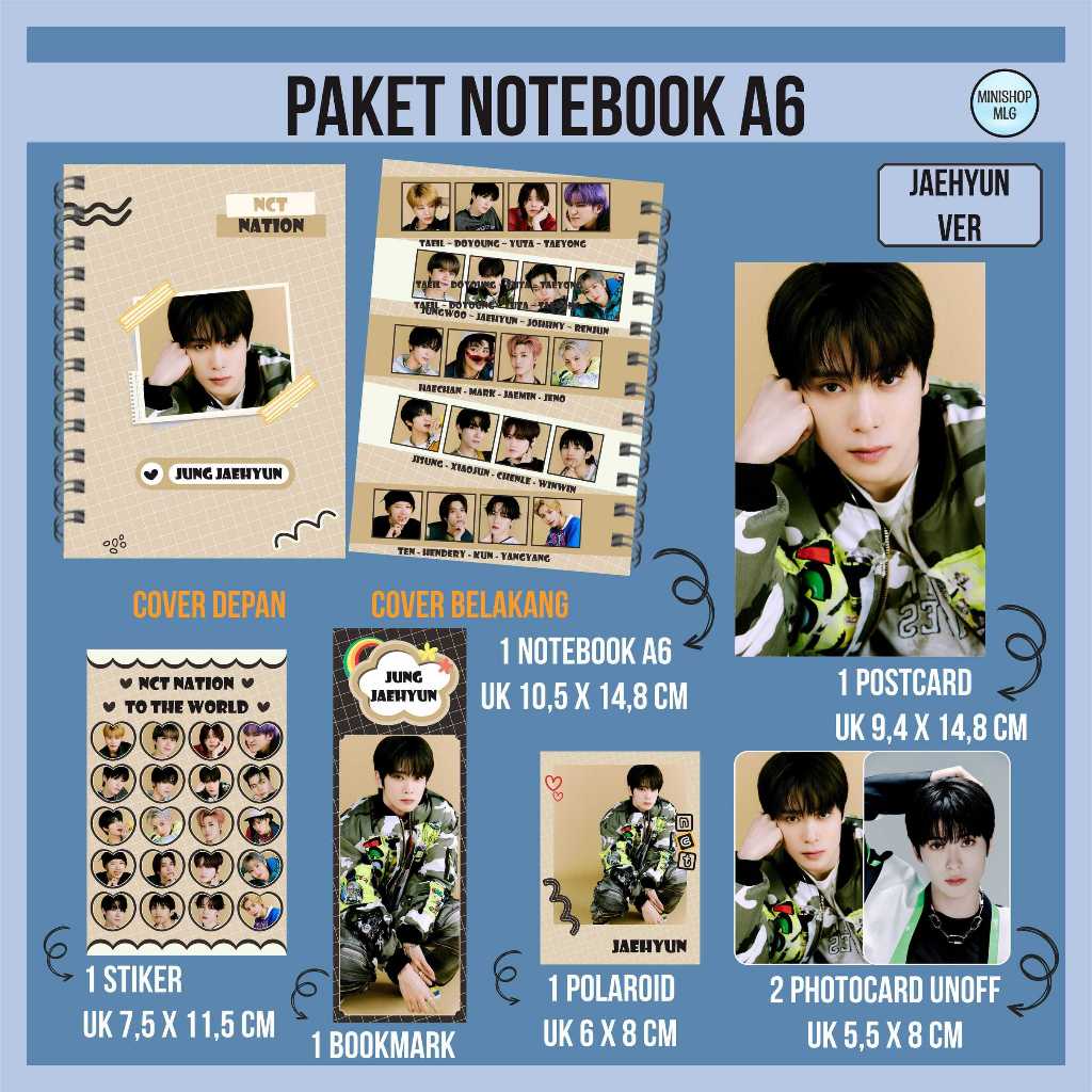 Jual PAKET HEMAT NOTEBOOK NCT NATION TO THE WORLD - FANKIT NOTEBOOK NCT ...
