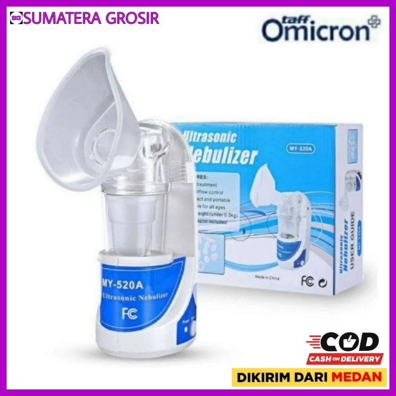 Jual TaffOmicron Alat Terapi Pernapasan Ultrasonic Steam Inhale Nebulizer - MY-520A - White ...