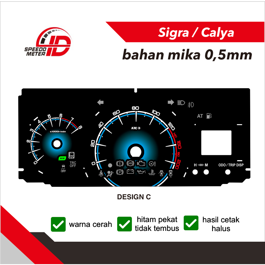 Jual Panel Speedometer Sigra Calya MIKA Speedo Meter | Shopee Indonesia
